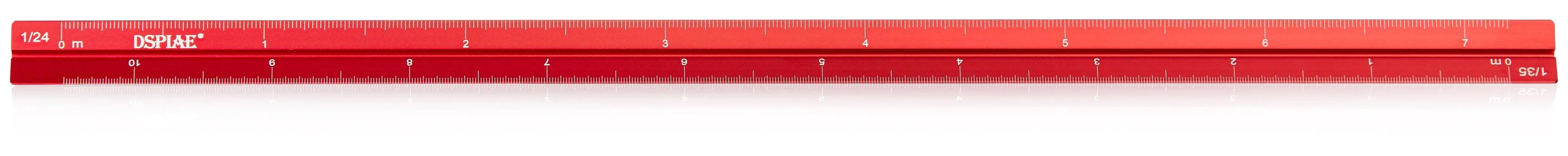 DSPIAE Aluminum Scale Ruler (1:24 1:35 1:48 1:72 1:100 1:144) AT-AS - A ...