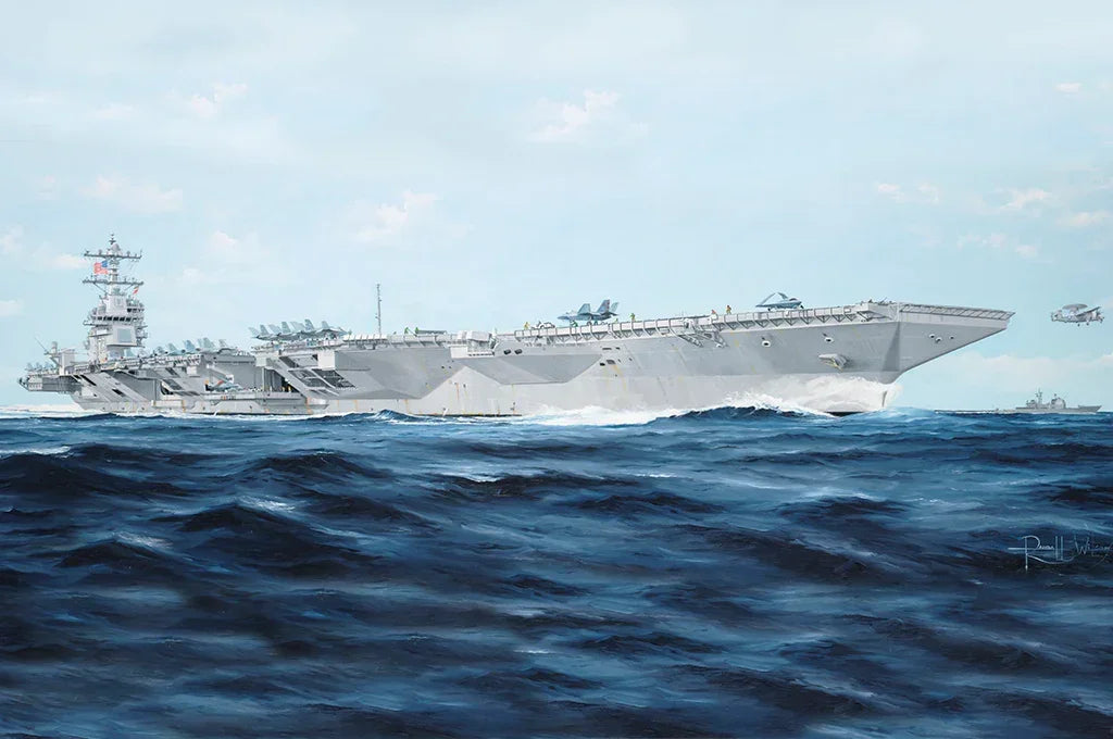 Trumpeter 05638 USS Gerald R. Ford CVN-78 1/350 Model Kit - A-Z Toy Hobby