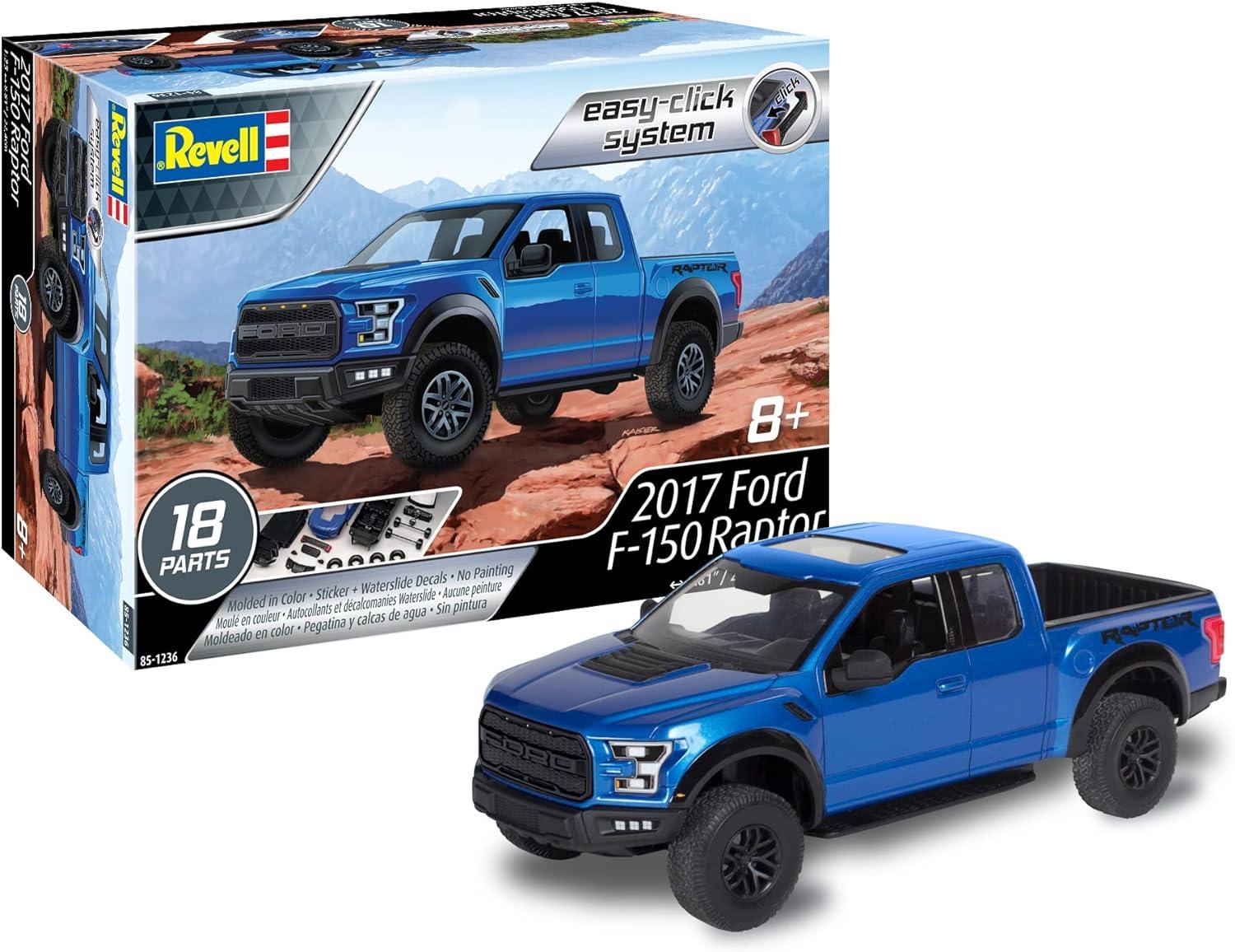 Revell 2017 Ford F-150 Raptor Easy-Click System 1/25 Model Kit - A-Z ...