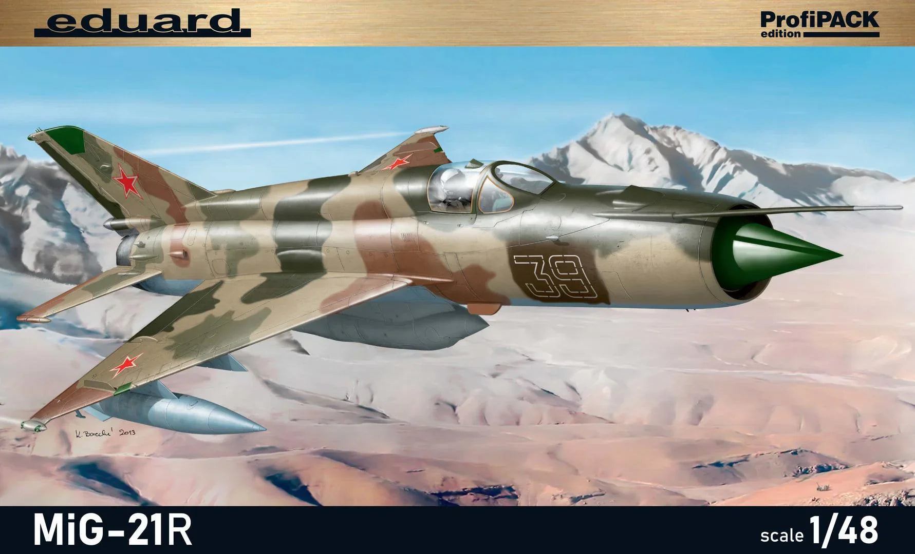 Eduard 8238 MiG-21R Soviet Recon Jet Aircraft ProfiPACK 1/48 Model Kit ...