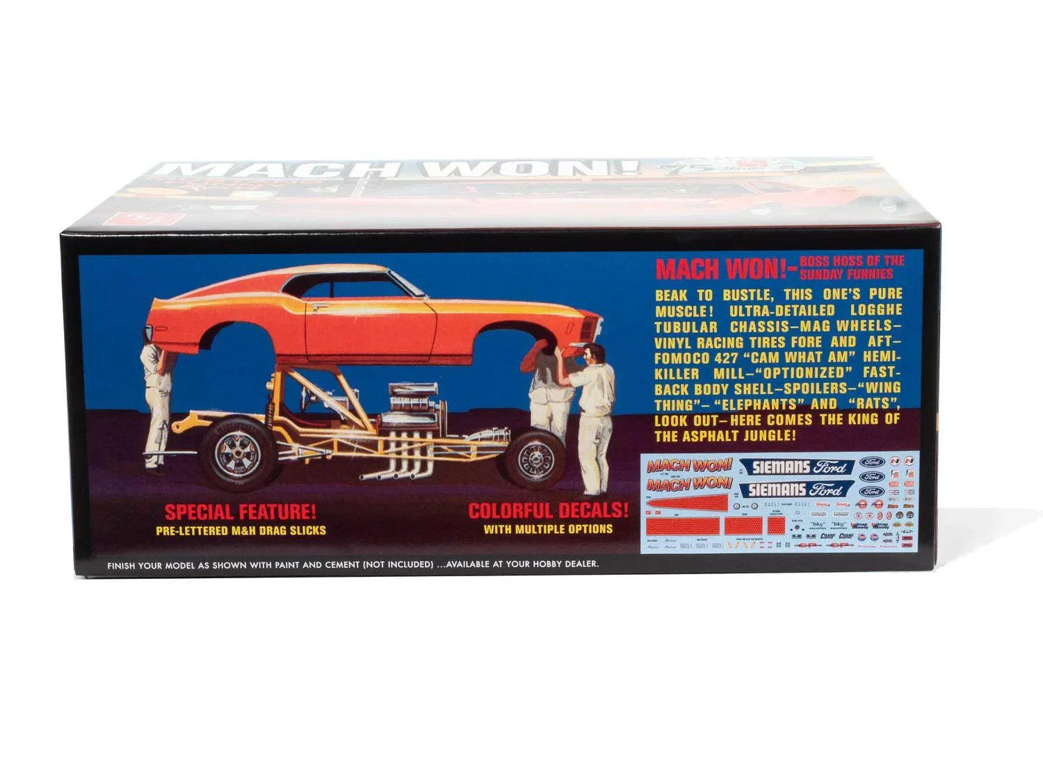 AMT 1970 Ford Mustang Funny Car Mach Won 1/25 Model Kit - A-Z Toy Hobby