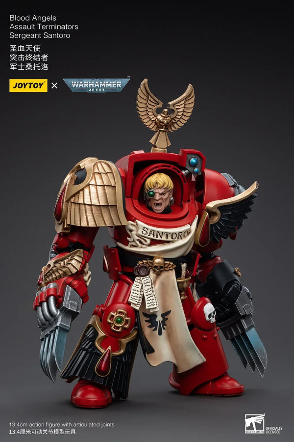 Joy Toy Warhammer Blood Angels Assault Terminators Sergeant Santoro 1 ...