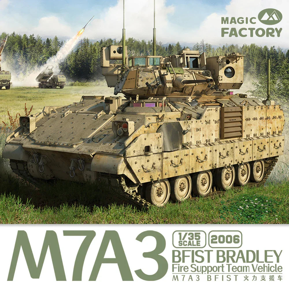 Magic Factory 2006 M7A3 BFIST Bradley Fire Support Vehicle 1/35 Model ...