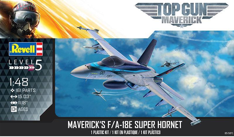 Revell Top Gun Maverick's F/A-18E Super Hornet 1/48 Model Kit - A-Z Toy ...