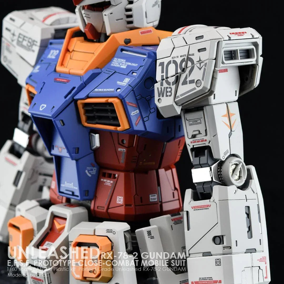 G-Rework Water Decal For PG Unleashed RX-78-2 - A-Z Toy Hobby