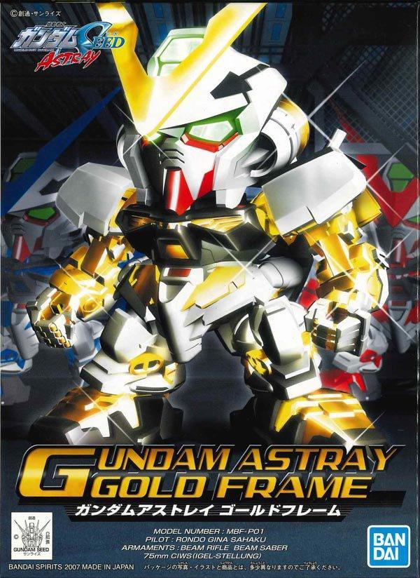Bandai BB 299 Gundam Astray Gold Frame SD Model Kit - A-Z Toy Hobby