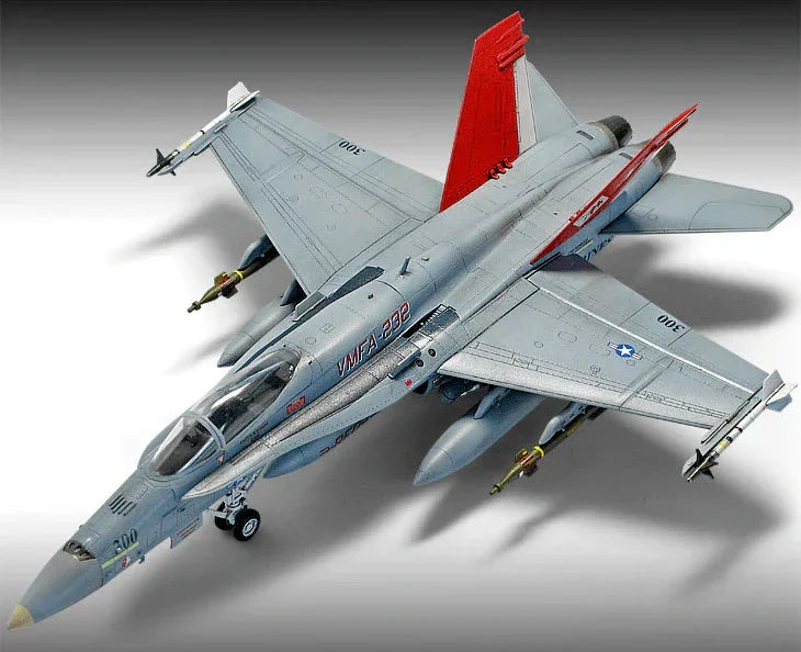 Academy 12520 USMC F/A-18A+ "VMFA-232 Red Devils" 1/72 Model Kit - A-Z ...